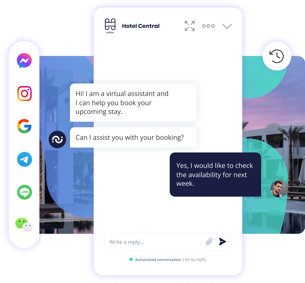 The #1 Hotel Chatbot: Boost Direct Bookings | HiJiffy The #1 Hotel Chatbot: Boost Direct Bookings | HiJiffy